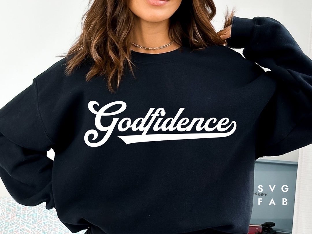Godfidence SVG PNG PDF, Jesus Svg, Faith Svg, Christian Svg, Christian ...