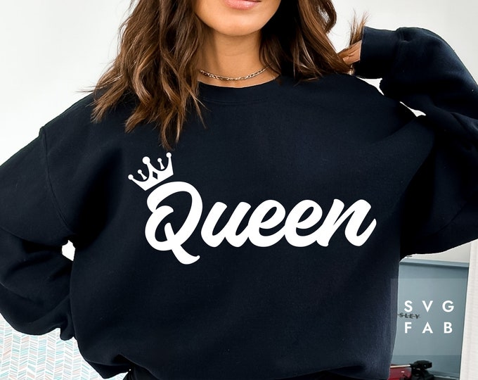 Queen SVG PNG PDF, Worthy Svg, Mental Health Svg, Positive Energy Svg ...