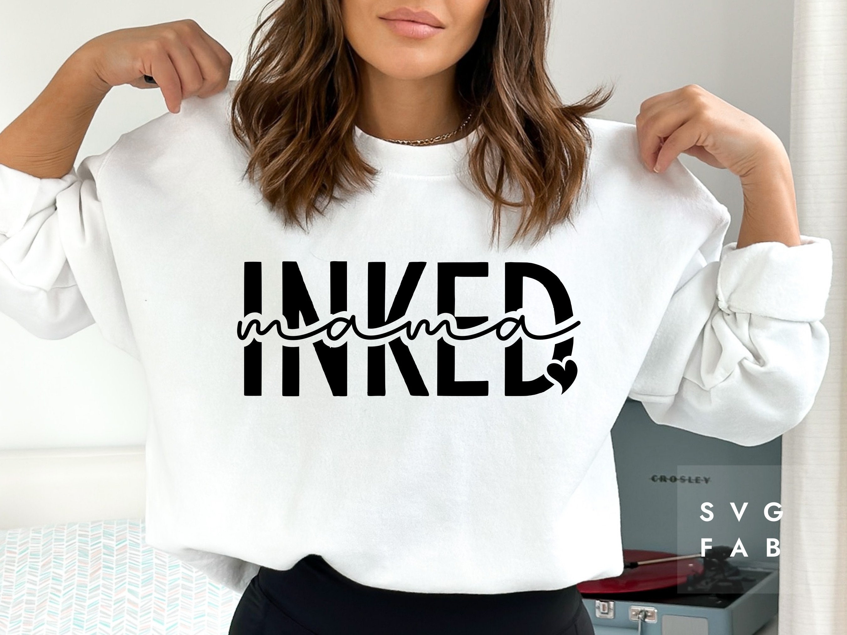Inked Mama SVG PNG PDF, Svg for Sweatshirt, Mom Svg, Tattoo Svg, Cool ...
