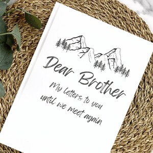 Brother Grief Journal, Letters to My Brother in Heaven, Brother ...