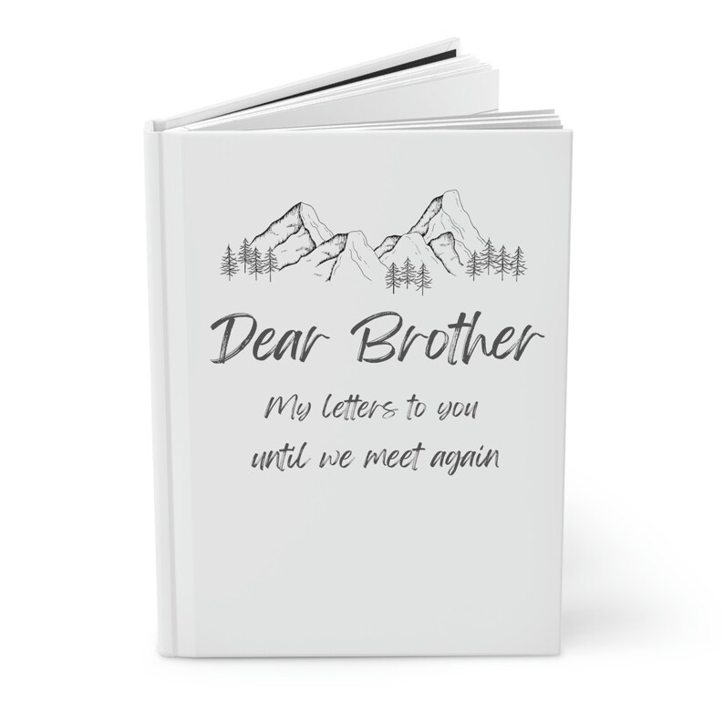 Brother Grief Journal, Letters to My Brother in Heaven, Brother ...