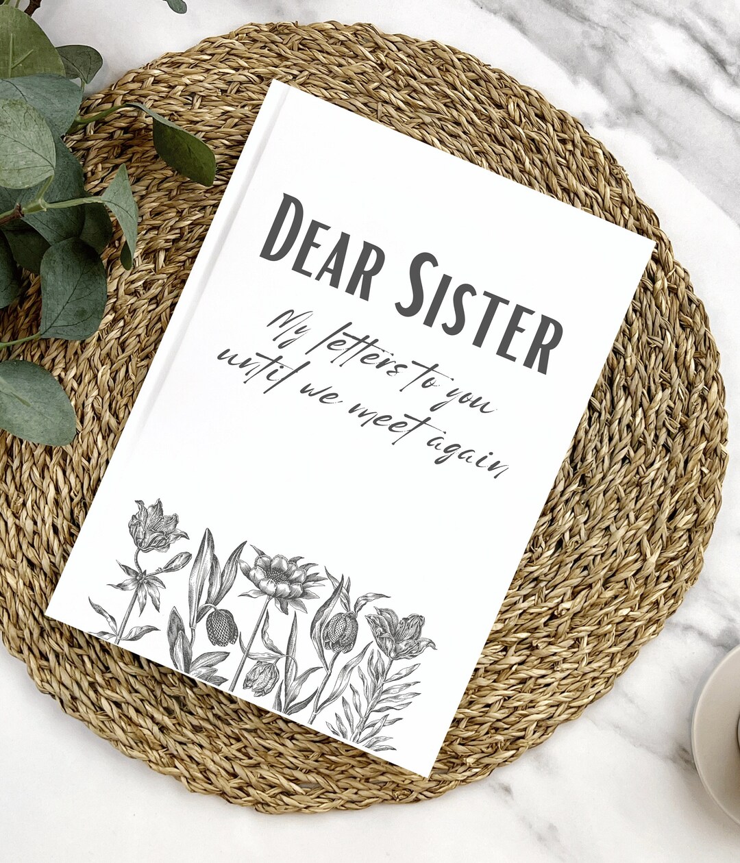 Grief Journal, Sister Memorial Journal, Grief, Gift, Sister Grief ...