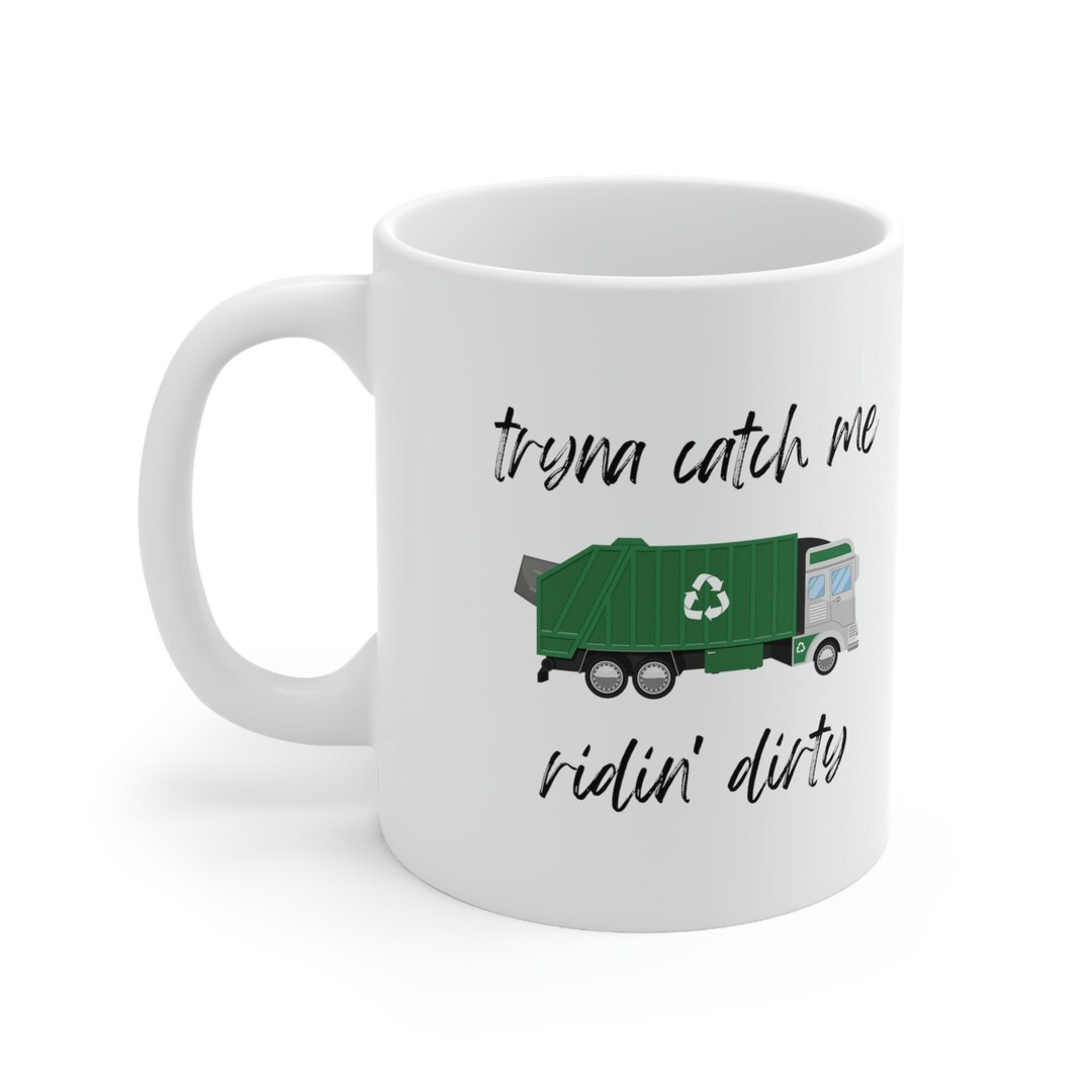 Garbage Man Mug, Funny Garbage Man, Gift, Garbage Truck Driver ...
