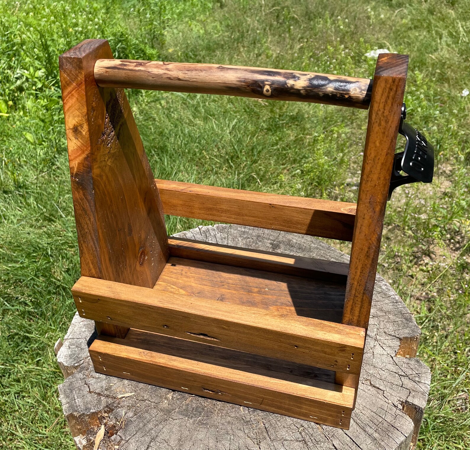 Handcrafted Rustic Wood 6 Pack Beverage Caddy, Beer Caddy, Soda Caddy ...