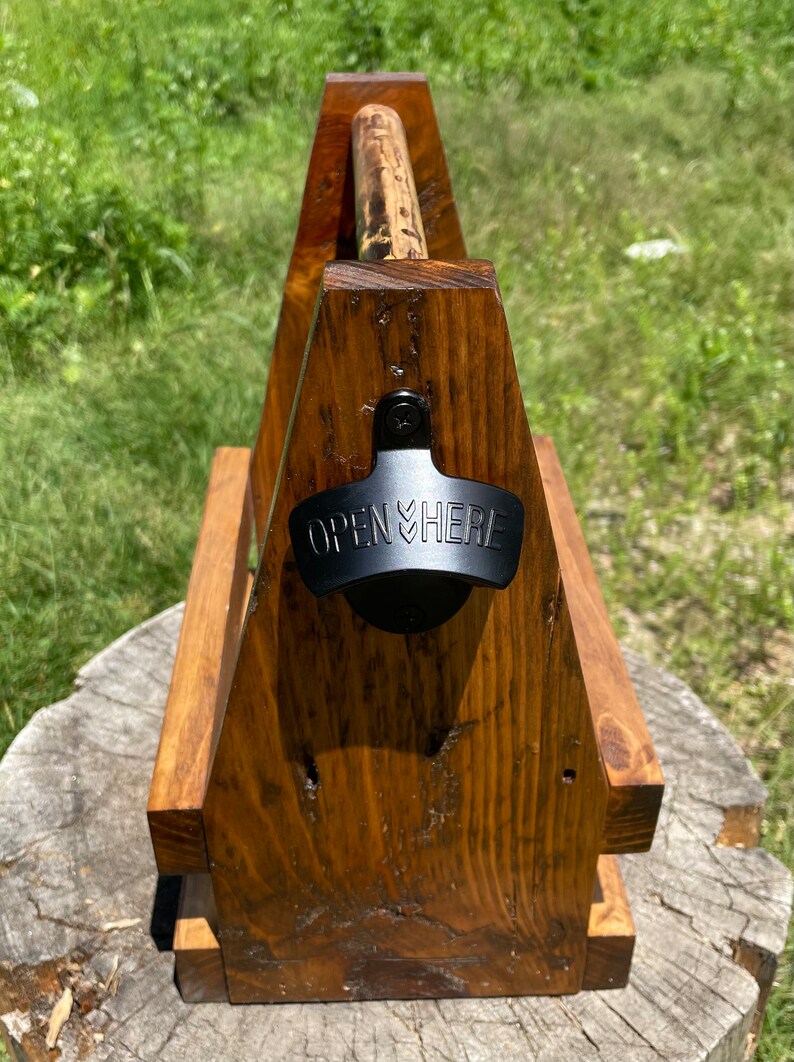 Handcrafted Rustic Wood 6 Pack Beverage Caddy, Beer Caddy, Soda Caddy ...
