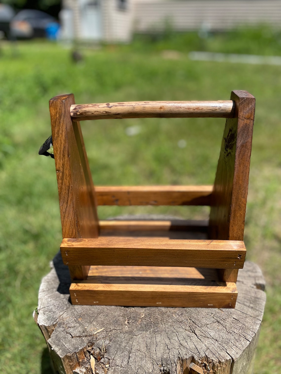 Handcrafted Rustic Wood 6 Pack Beverage Caddy, Beer Caddy, Soda Caddy ...