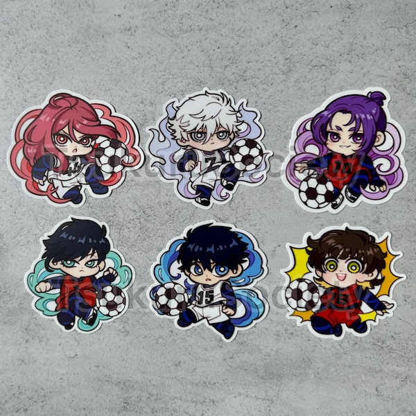 Blue Lock Anime Vinyl Stickers - Etsy