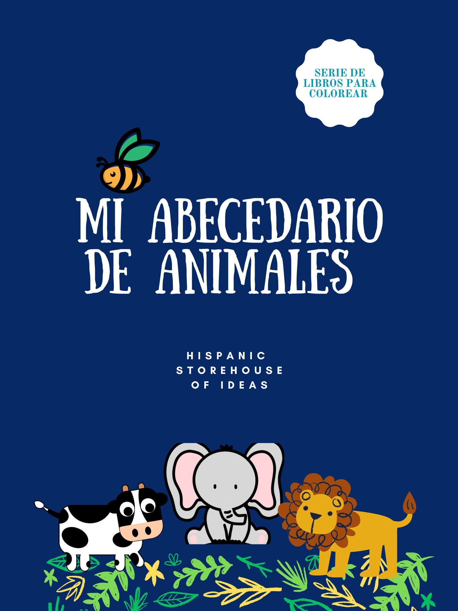 Spanish Coloring Book Animal Alphabet.alfabeto De Animales Espanol ...