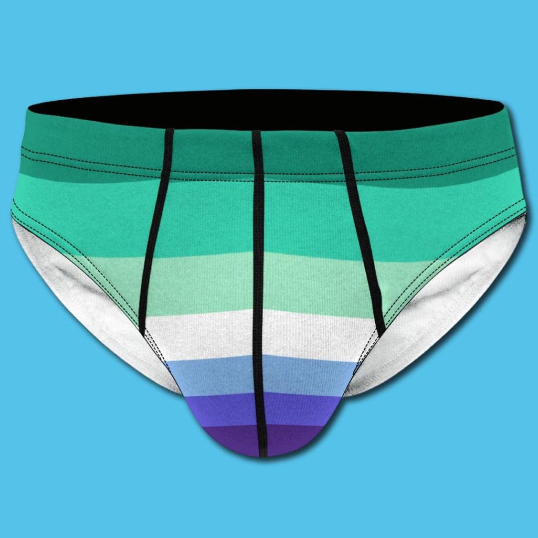 MLM Pride Flag Men's Briefs, Men Loving Men Gay Underwear - Etsy