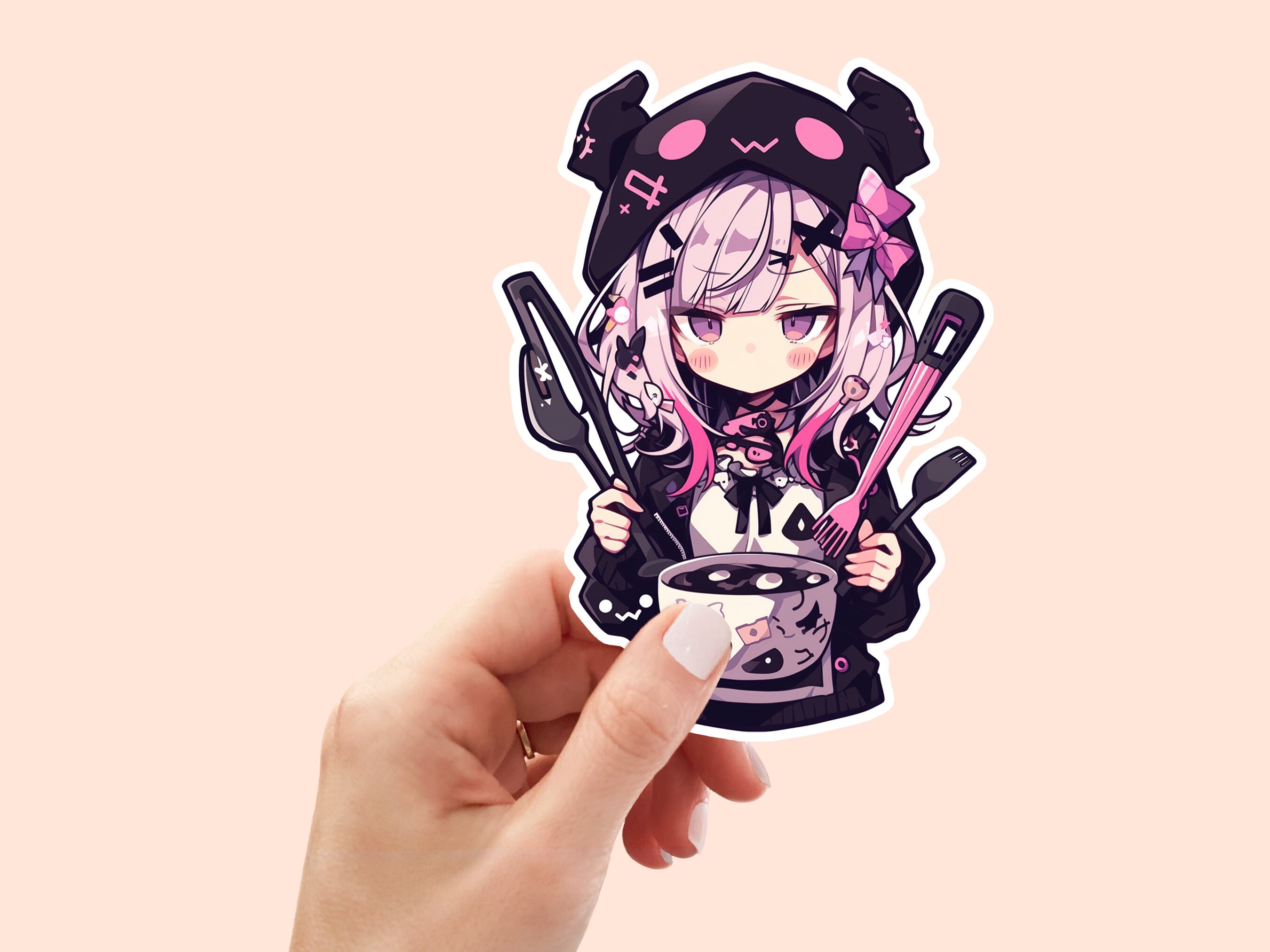 Kawaii Anime Chibi Sticker,sticker for Car,stickers for Girls ...