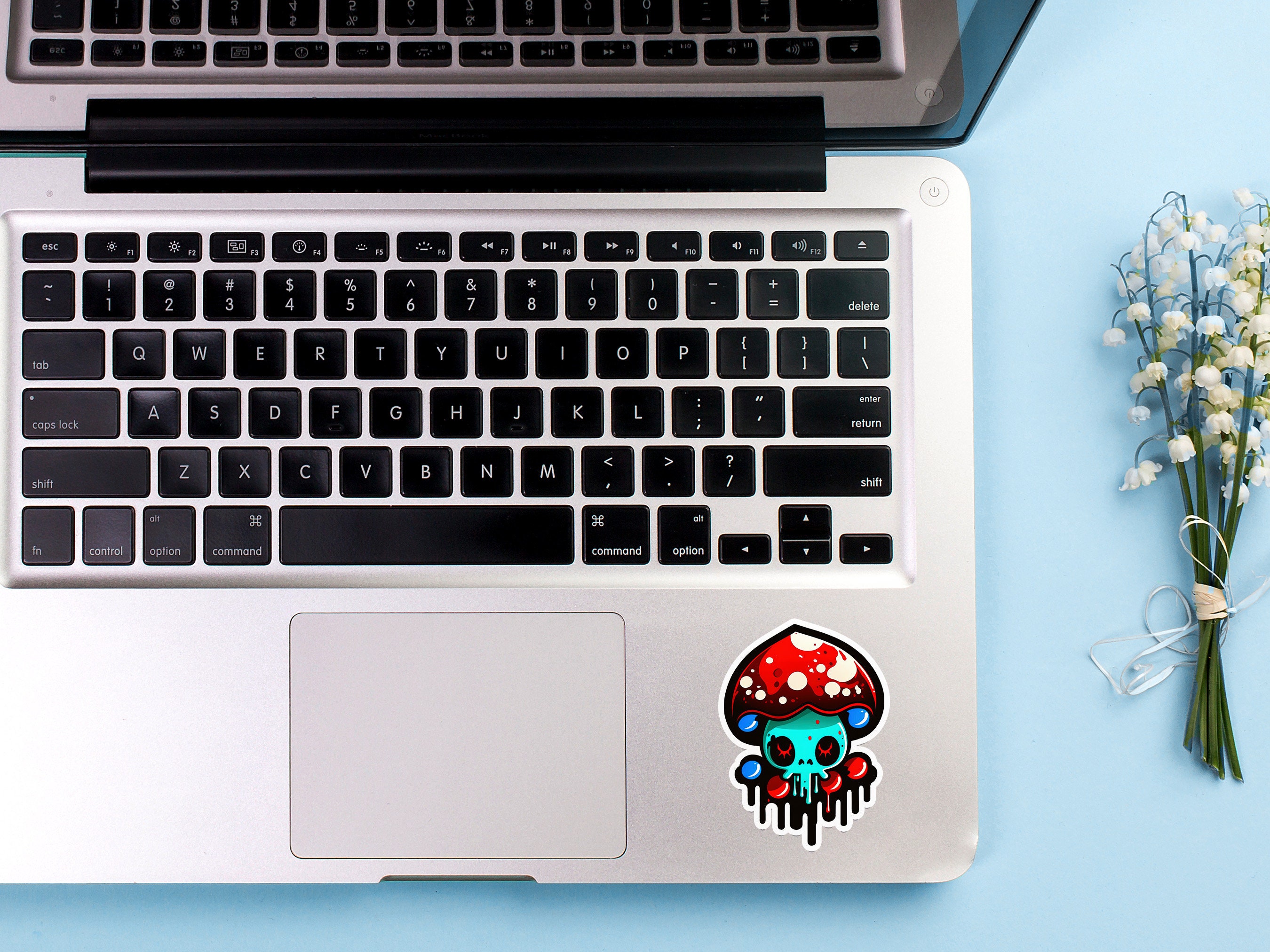 Witchy Goth Dark Academia Mushroom Sticker,dark Cottagecore Sticker ...