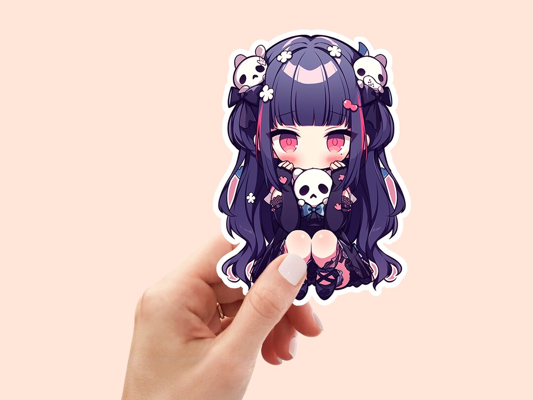 Kawaii Anime Chibi Sticker,stickers for Girls,kawaii Stickers,manga ...
