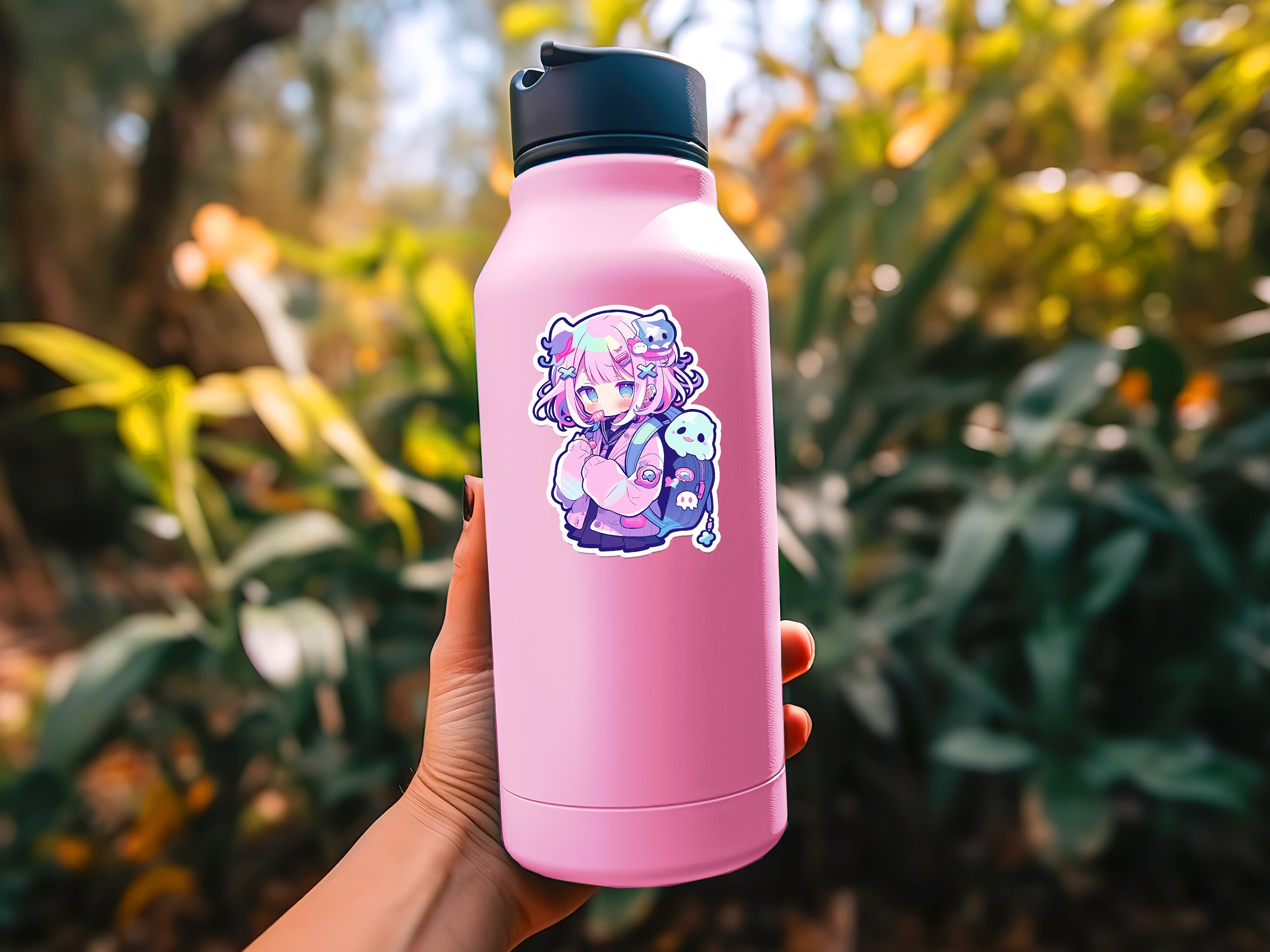 Kawaii Anime Chibi Sticker,lofi Stickers,anime Car Stickers,stationery ...