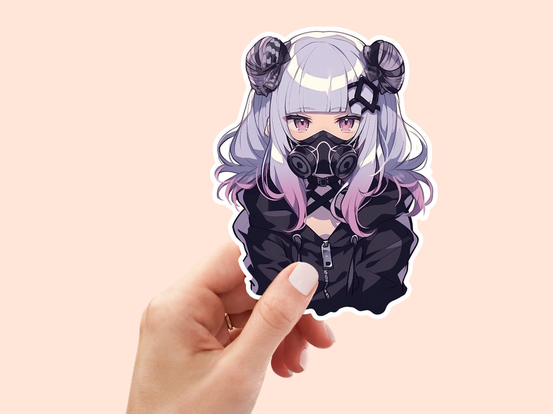 Kawaii Anime Chibi Sticker,anime Car Stickers,vinyl Sticker,kawaii ...