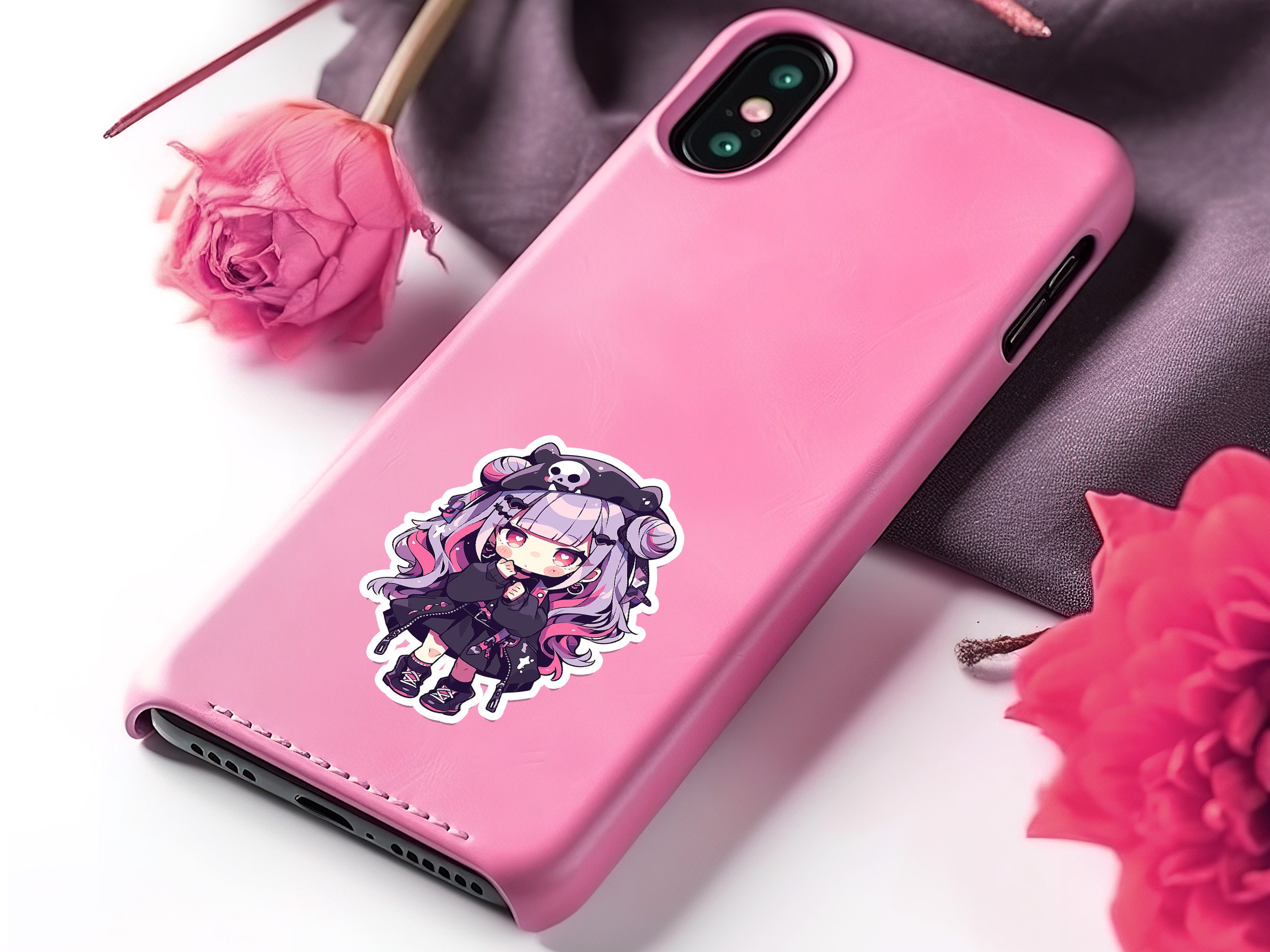 Kawaii Anime Chibi Sticker,kawaii Car Stickers,laptop Sticker,kawaii ...