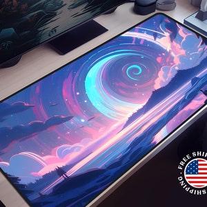 Haunted Witch Castle Fantasy Gaming Desk Mat,horror Desk Mat,horror ...