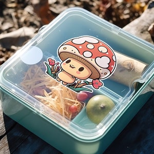 Mushroom Baby Sticker,laptop Sticker,psilocybin Mushroom,forest Gifts ...