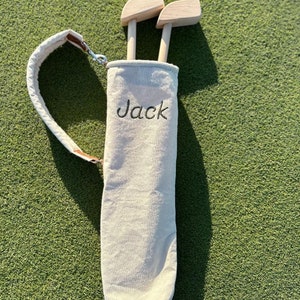 Baby/toddler Golf Bag & Golf Set Wooden Mini Golf Clubs - Etsy
