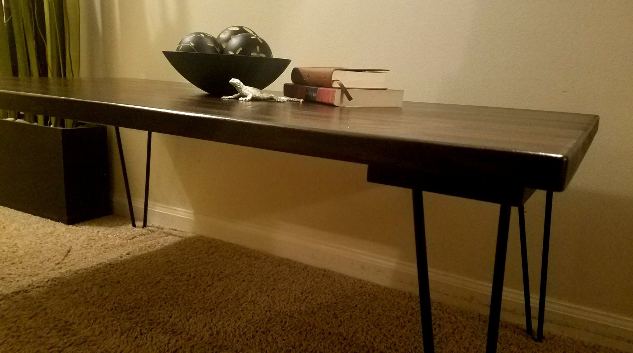 Chabudai Dining Table With Hairpin Legs Low Dining Table 2 - Etsy