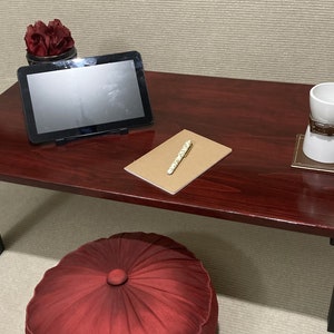 LOW Work/study Desk | Meditation Altar | Chabudai | Gaming Table | Low ...