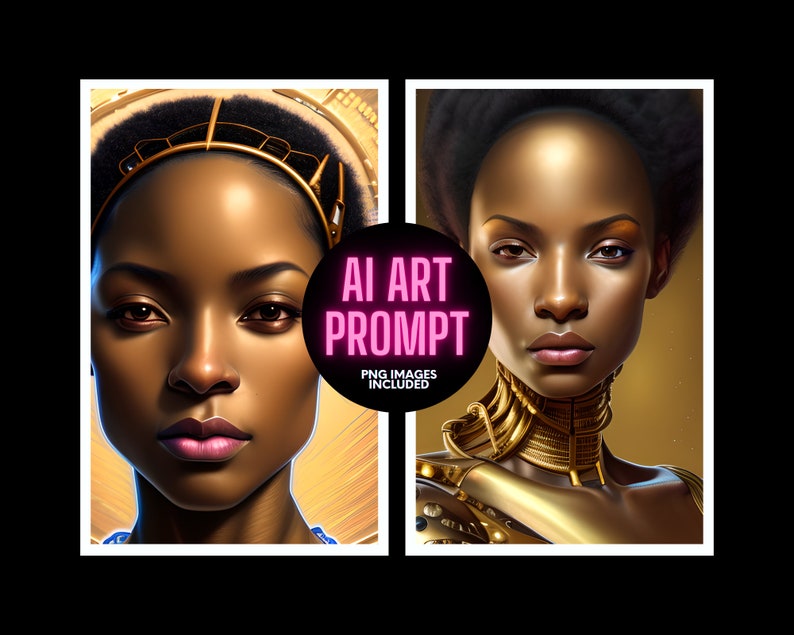 Midjourney Prompt Black Woman Ai Prompt Dalle E Hdr Midjourney 3d Ai Art Prompt Png