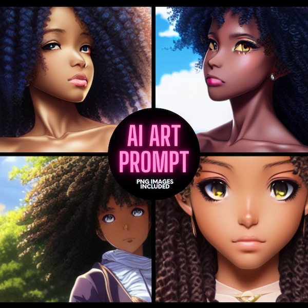 Anime Girl Prompt - Etsy