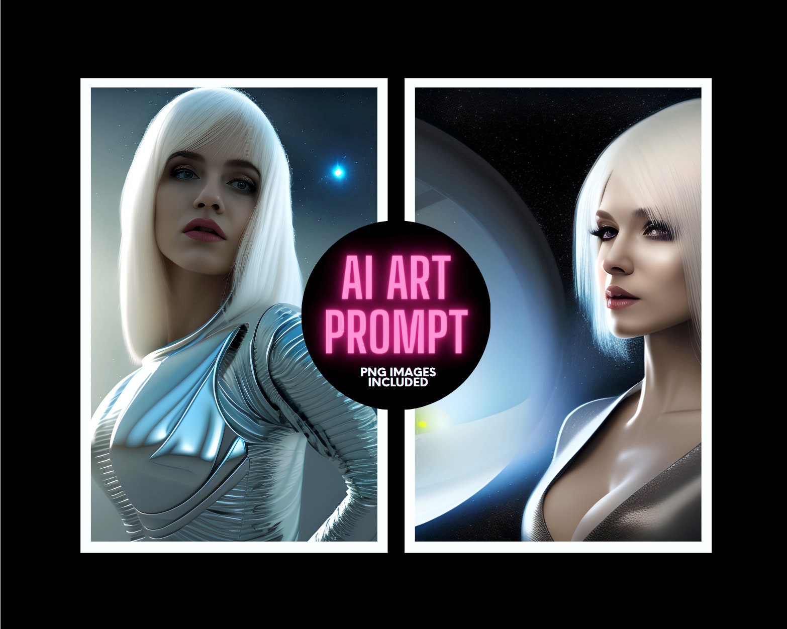 Midjourney Prompt Blonde Woman Ai Prompt Photorealistic Etsy