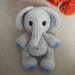 Crochet Elephant, Handmade Elephant, Birthday Gift, Christmas Gift ...