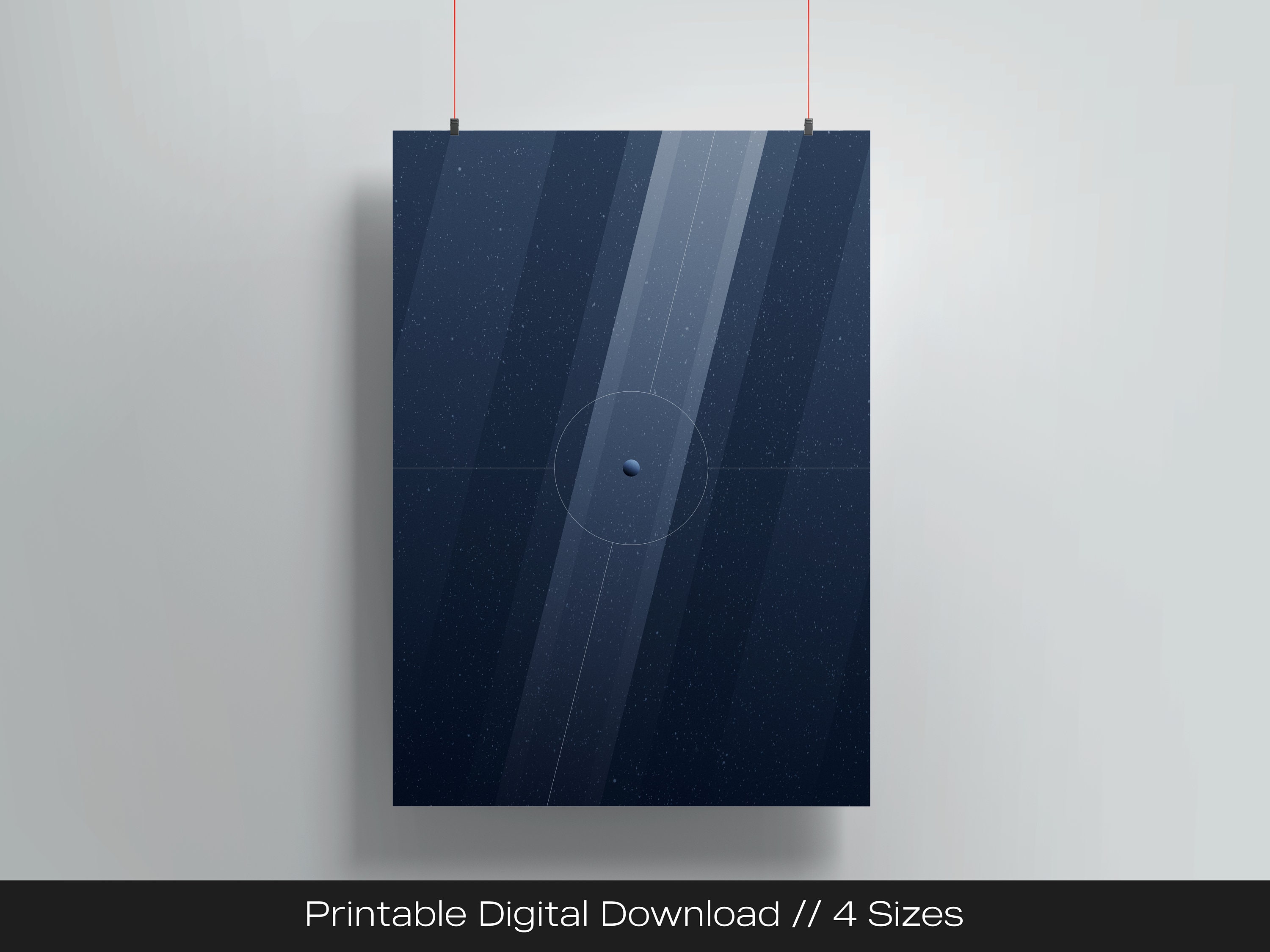 Pale Blue Dot - Minimalist Printable Poster - Etsy