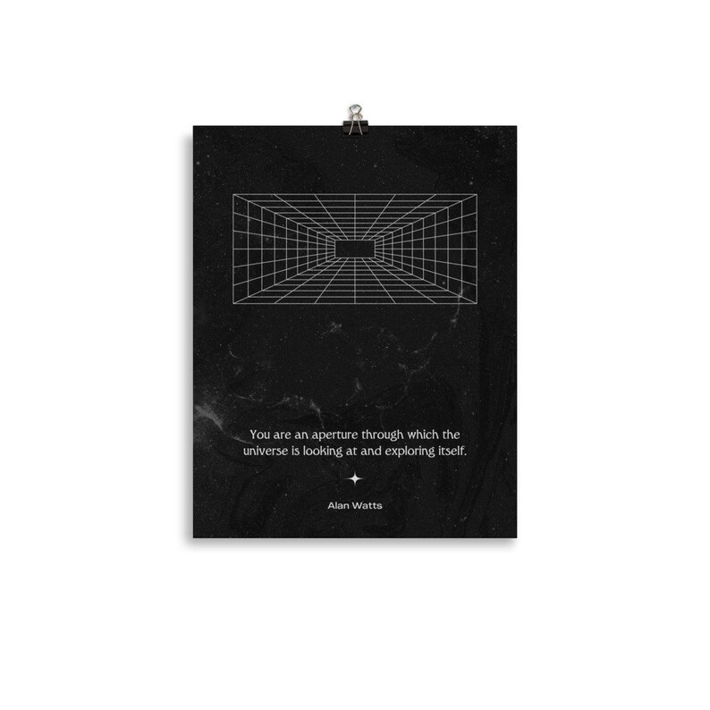 You Are an Aperture... - Alan Watts Poster - Etsy