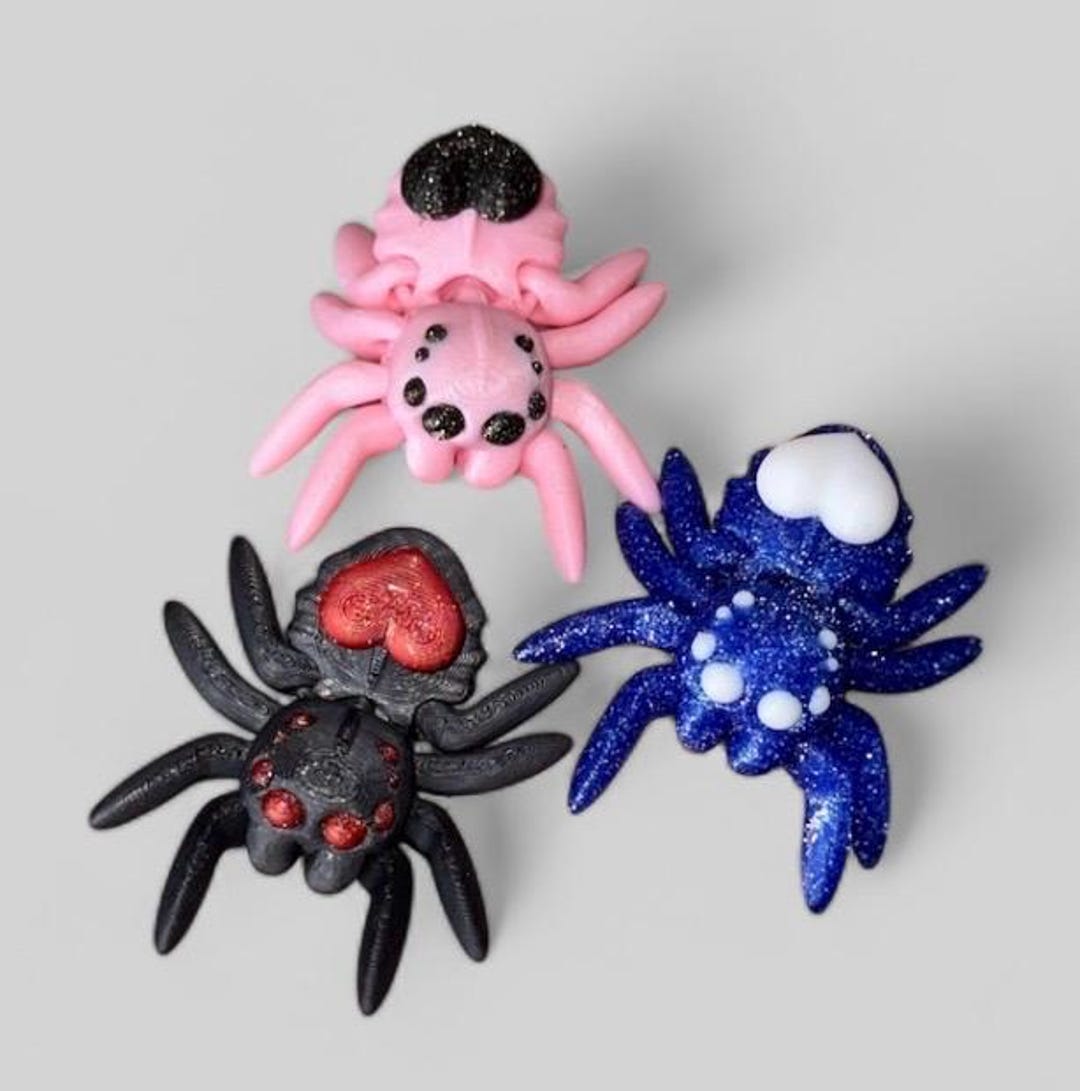 Heart Butt Jumping Spider Fidget Toy - Etsy