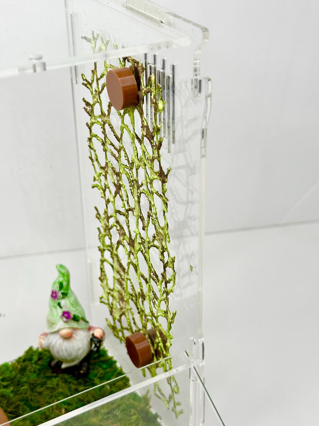 Webbed Moss Ribbon With Magnetic Clips - Etsy