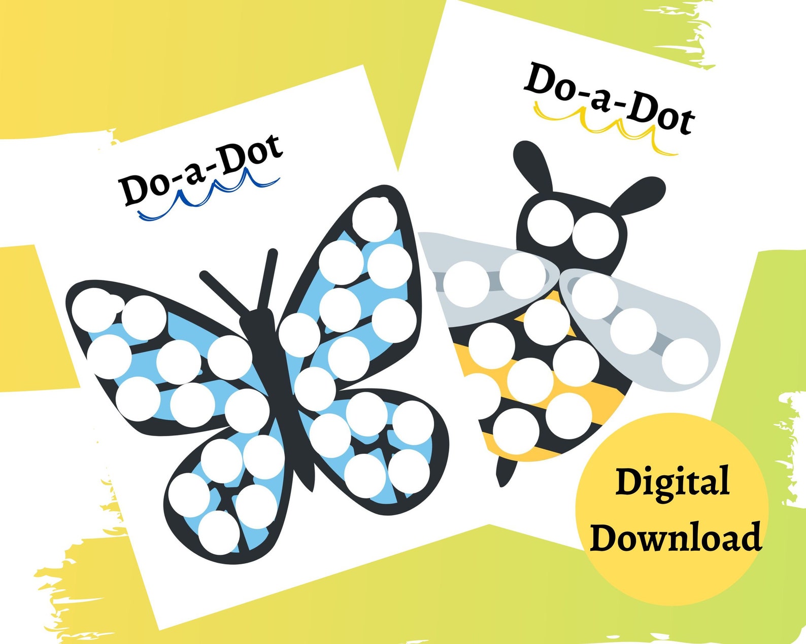 Caterpillar Lesson Plan for Kids, Lesson Plan for Toddlers, Do-a-dot ...