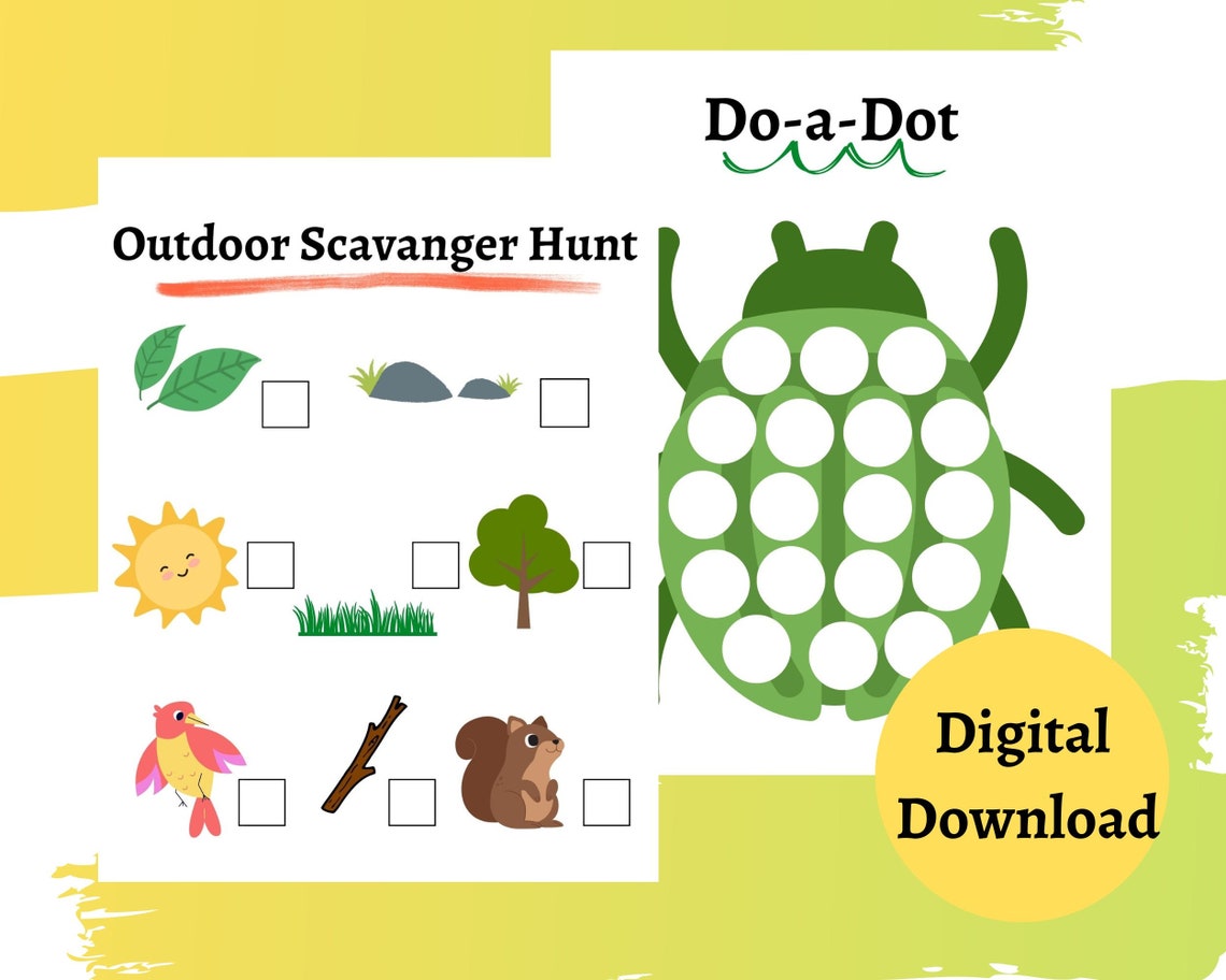 Caterpillar Lesson Plan for Kids, Lesson Plan for Toddlers, Do-a-dot ...