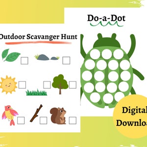 Caterpillar Lesson Plan for Kids, Lesson Plan for Toddlers, Do-a-dot ...