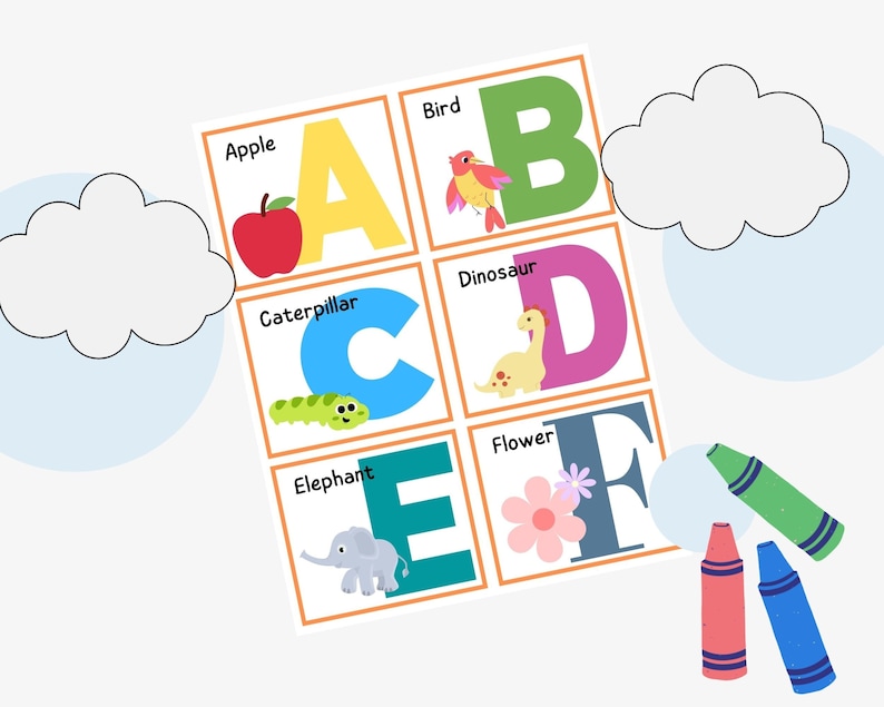 ABC Flashcards, Numbers Flashcards, Shape Flashcards, Color Flashcards ...