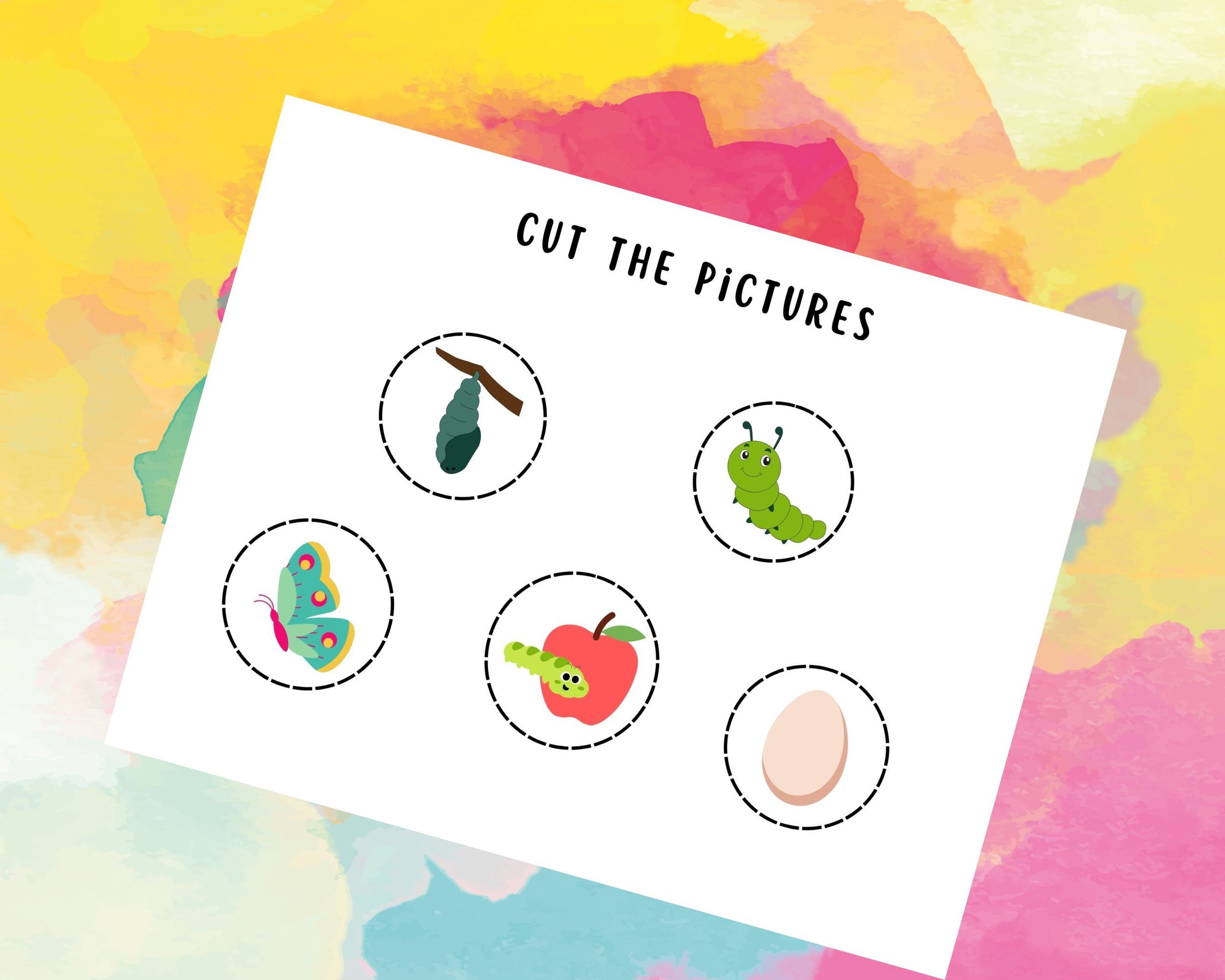 Caterpillar Activity for Kids, Life Cycle of a Caterpillar Activity, A ...