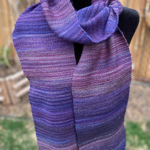 Purple Scarf - Etsy