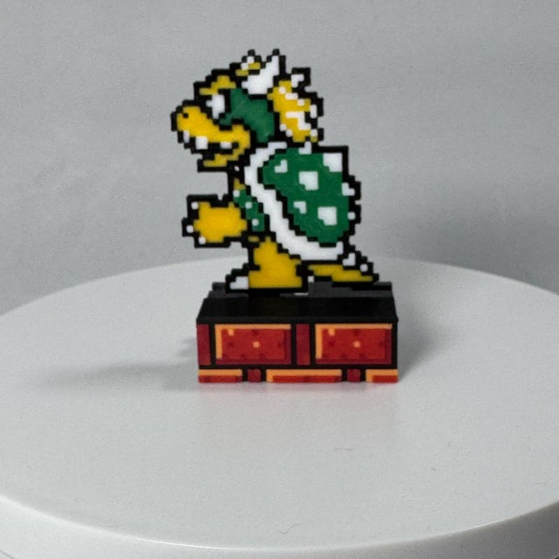 Bowser Pixel Art - Etsy