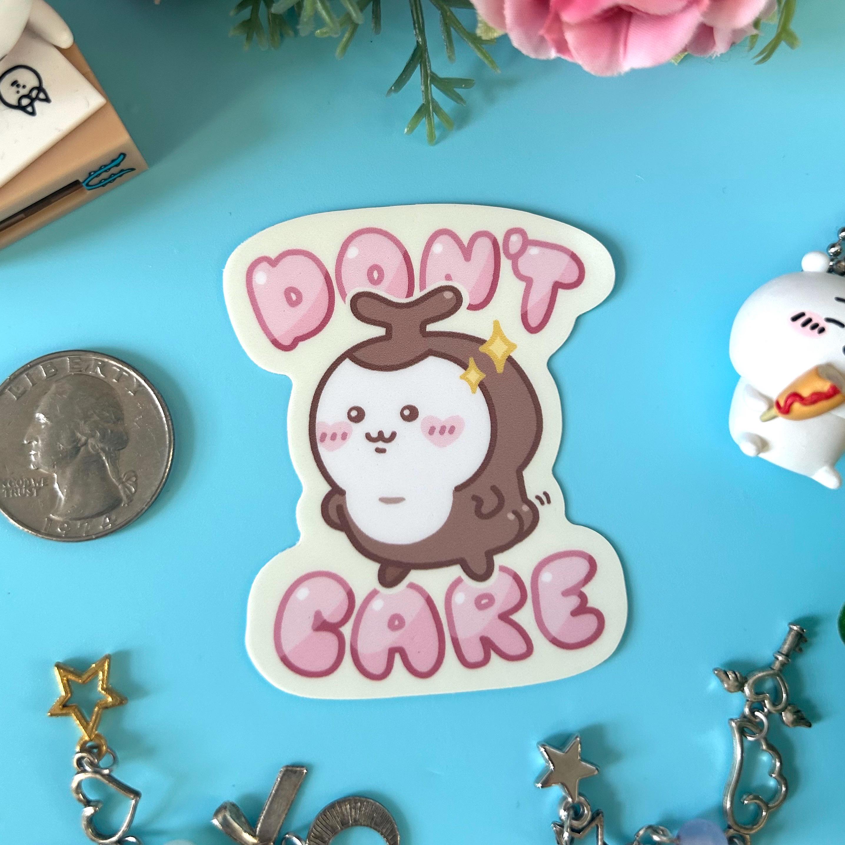 Chiikabu Usagi Momonga DGAF Waterproof Vinyl Stickers - Etsy