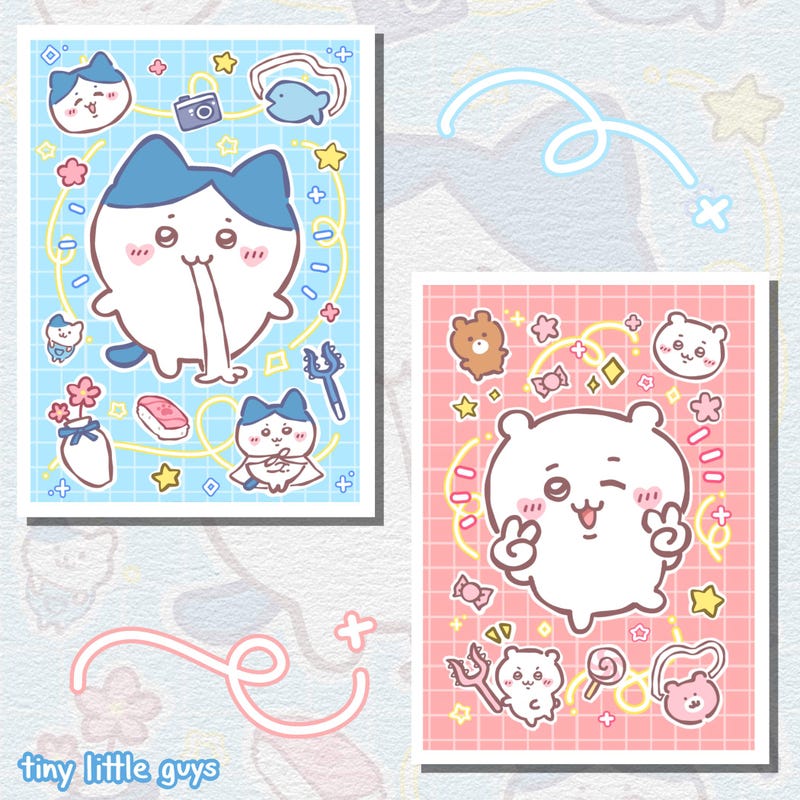 Chiikawa Deco Stickers - Etsy