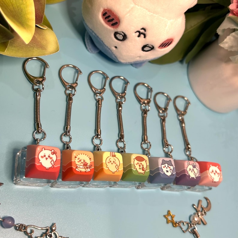 Chiikawa & Friends Clicker Keycap Keychains Clicky Fidget Toy - Etsy