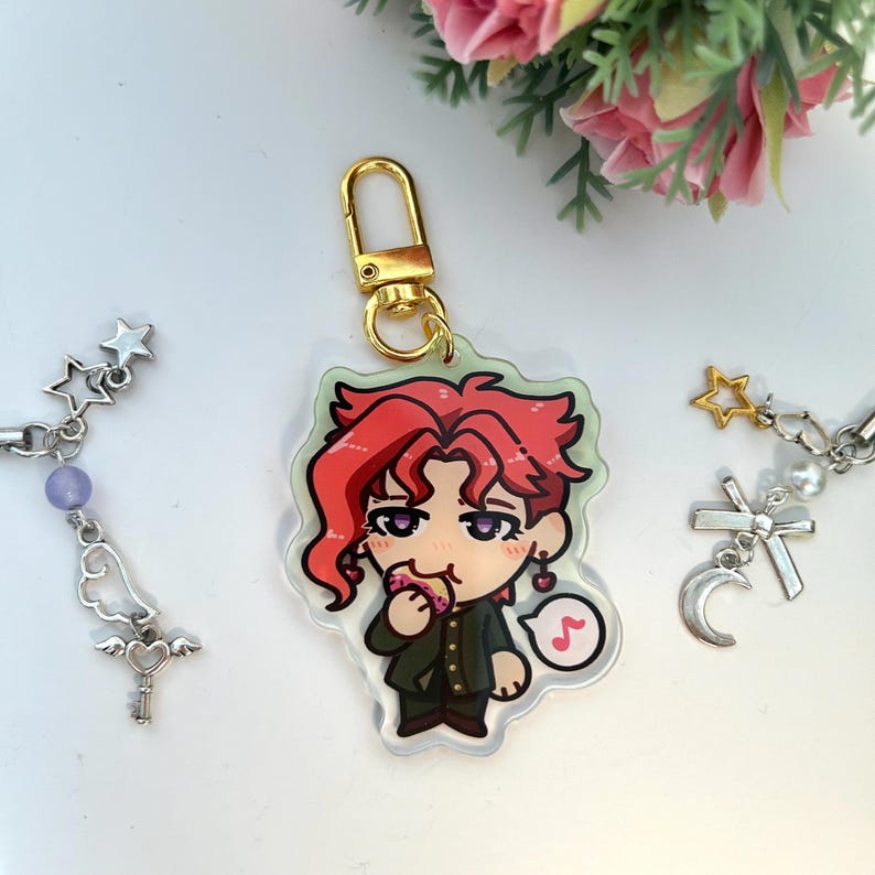 JJBA Part 3 Gradient Acrylic Keychains - Etsy