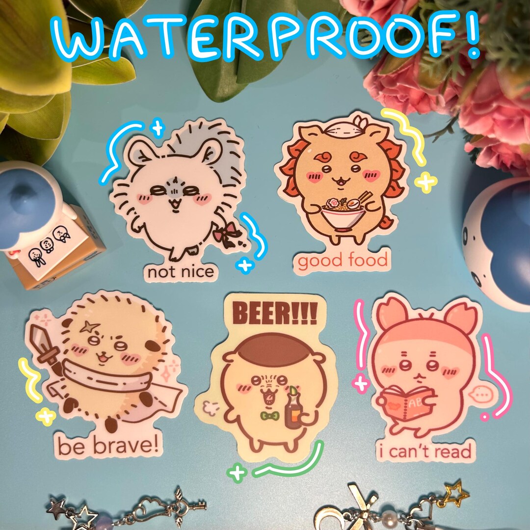 Chii Kawa & Friends Vinyl Stickers - Series 2 - Etsy