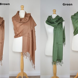 100% Pure Wool Shawls and Wraps, Colourful Woolen Shawl, Wedding Scarf ...