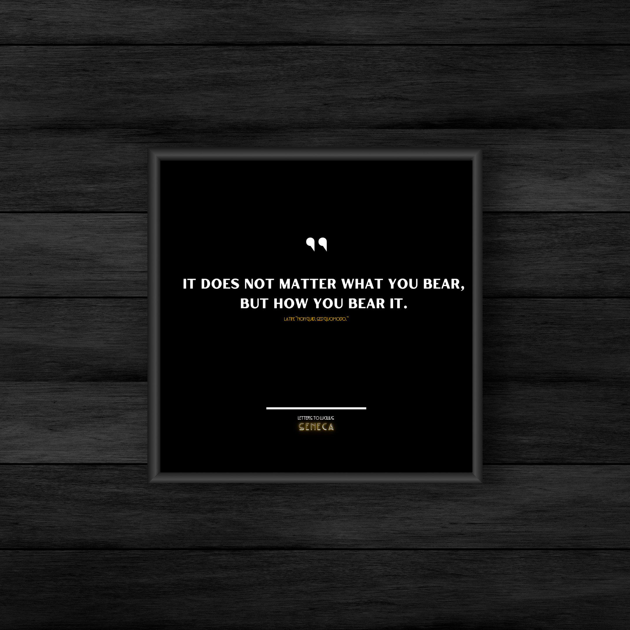 Stoicism Wall Art Stoic Canvas Wall Art Stoic Quote Stoic - Etsy