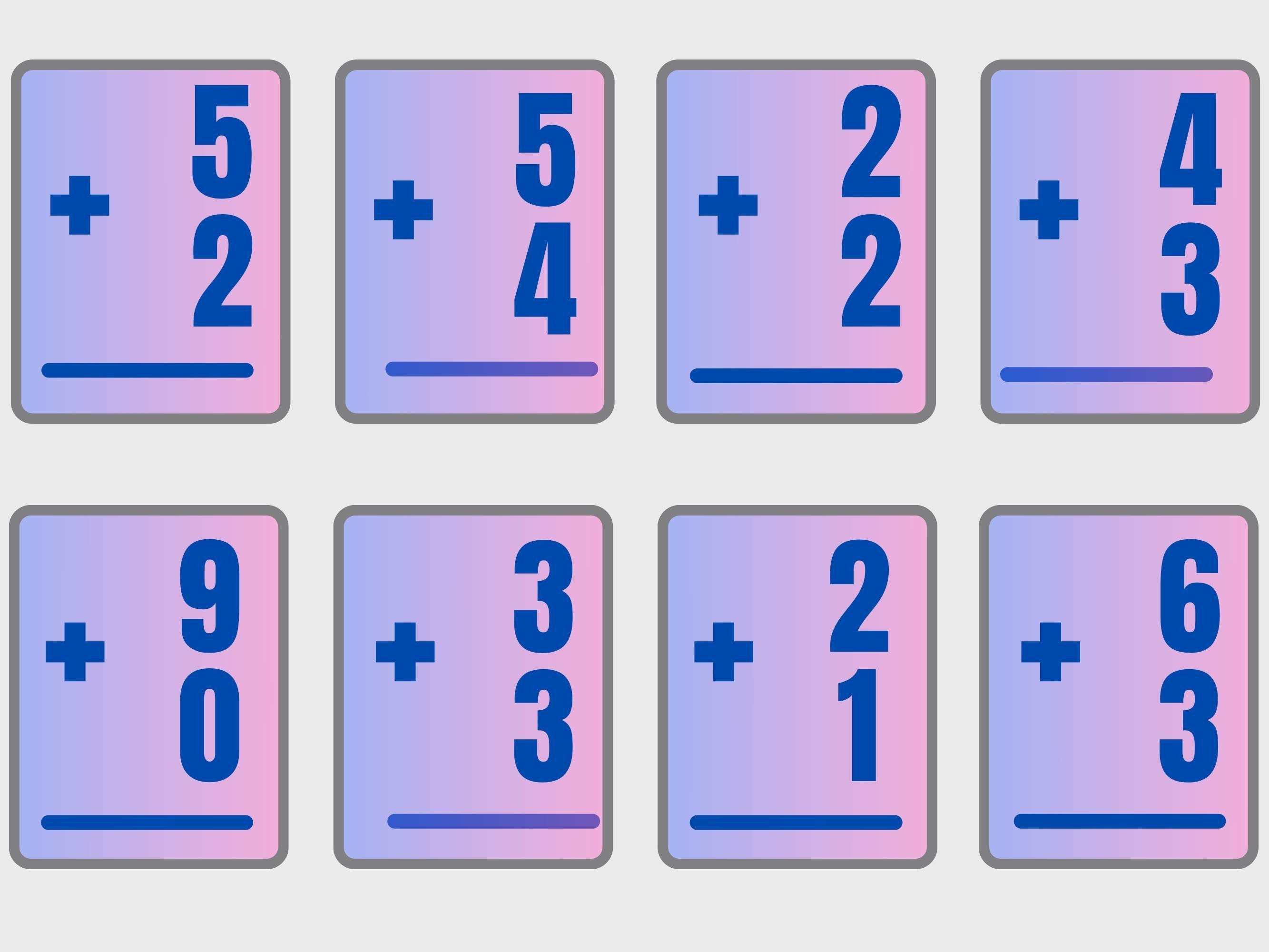 Improve Math Skills With Basic Addition Flashcards Fun & Effective ...