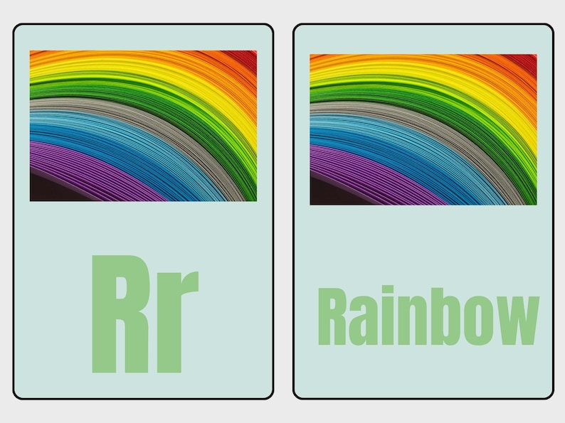 Illustrative Alphabet Letters Flashcards Engage Kids With Colorful and Fun Educational Tool for ...