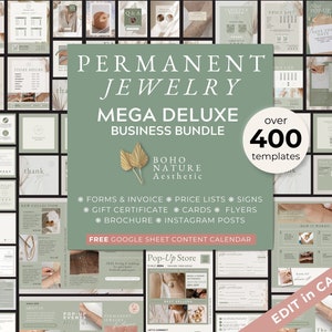 Mobile Bar Template Bundle, Editable Canva Templates, Mobile Bartending ...