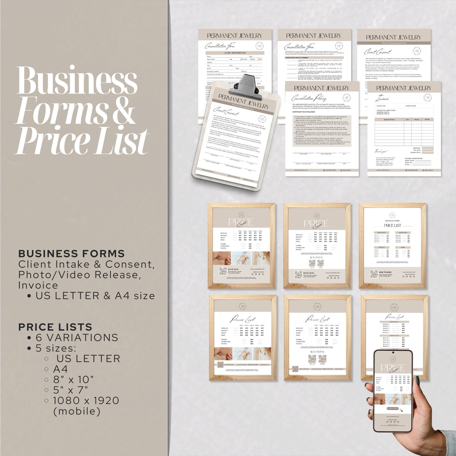 Permanent Jewelry Business Starter Kit, Business Bundle, Permanent ...